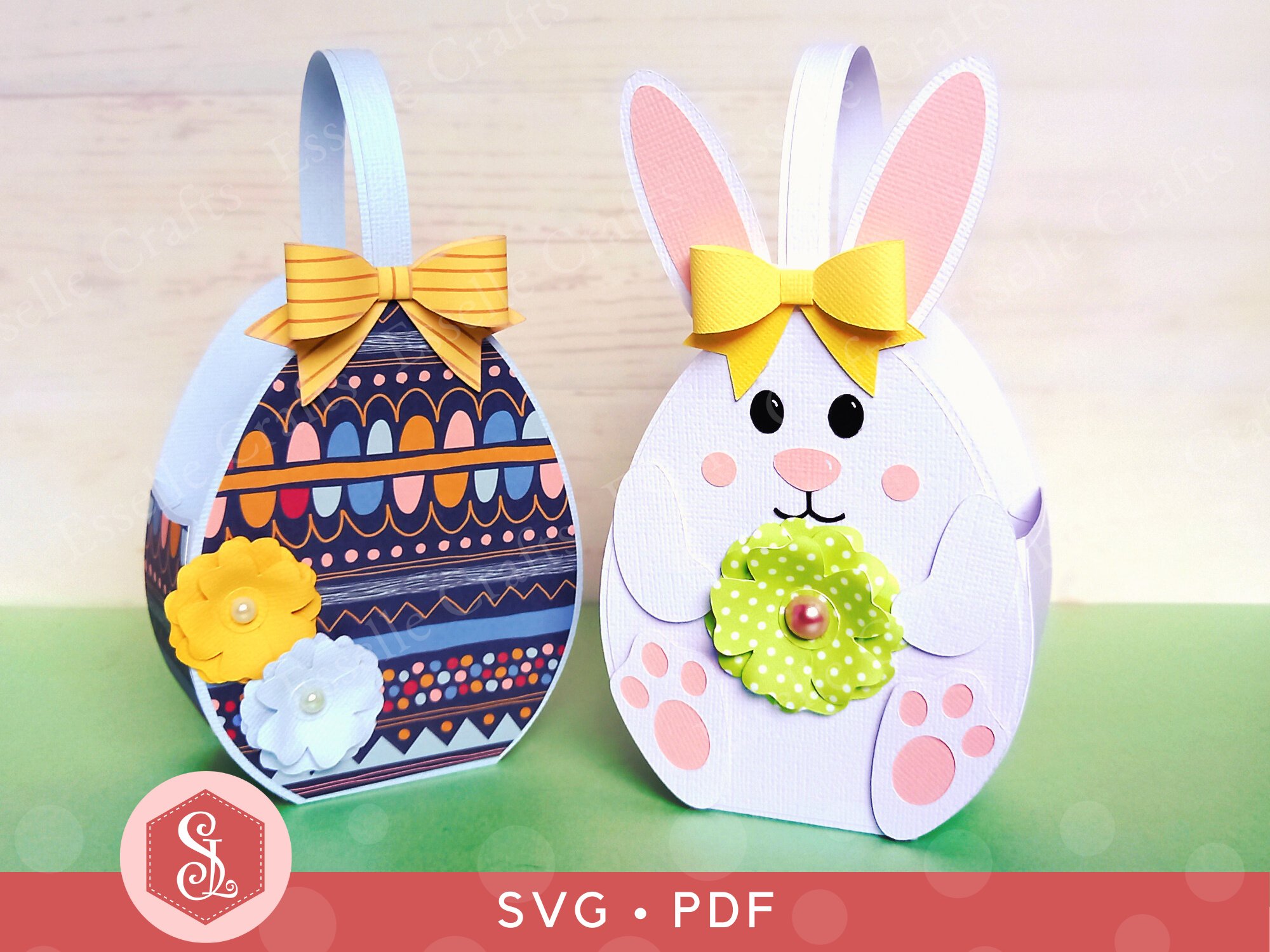 Easter Egg Baskets – Esselle Crafts