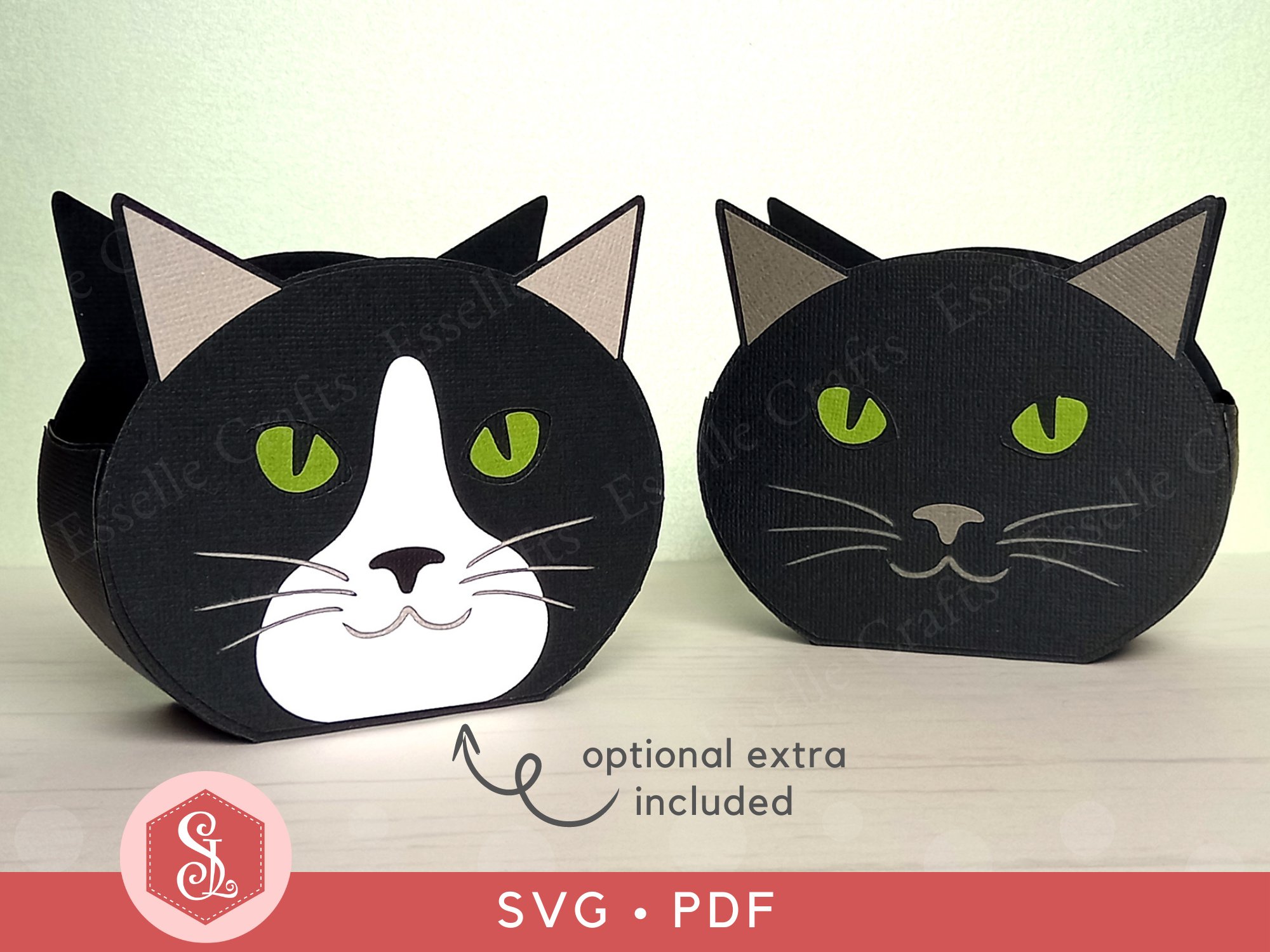 Black Cat Favour Box – Esselle Crafts