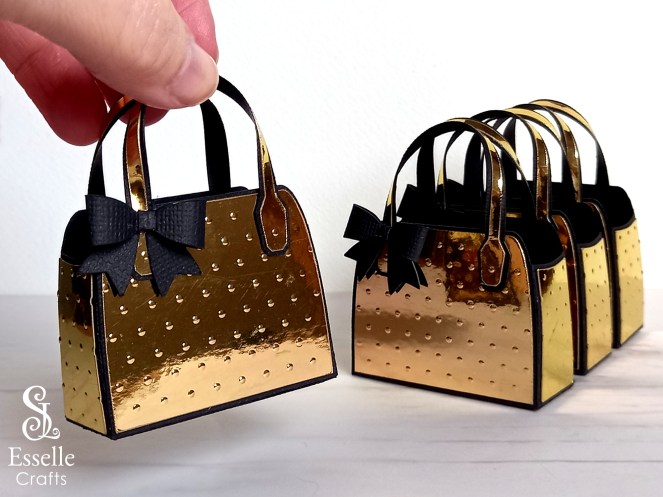 Mini Gold Favour Bags – Esselle Crafts