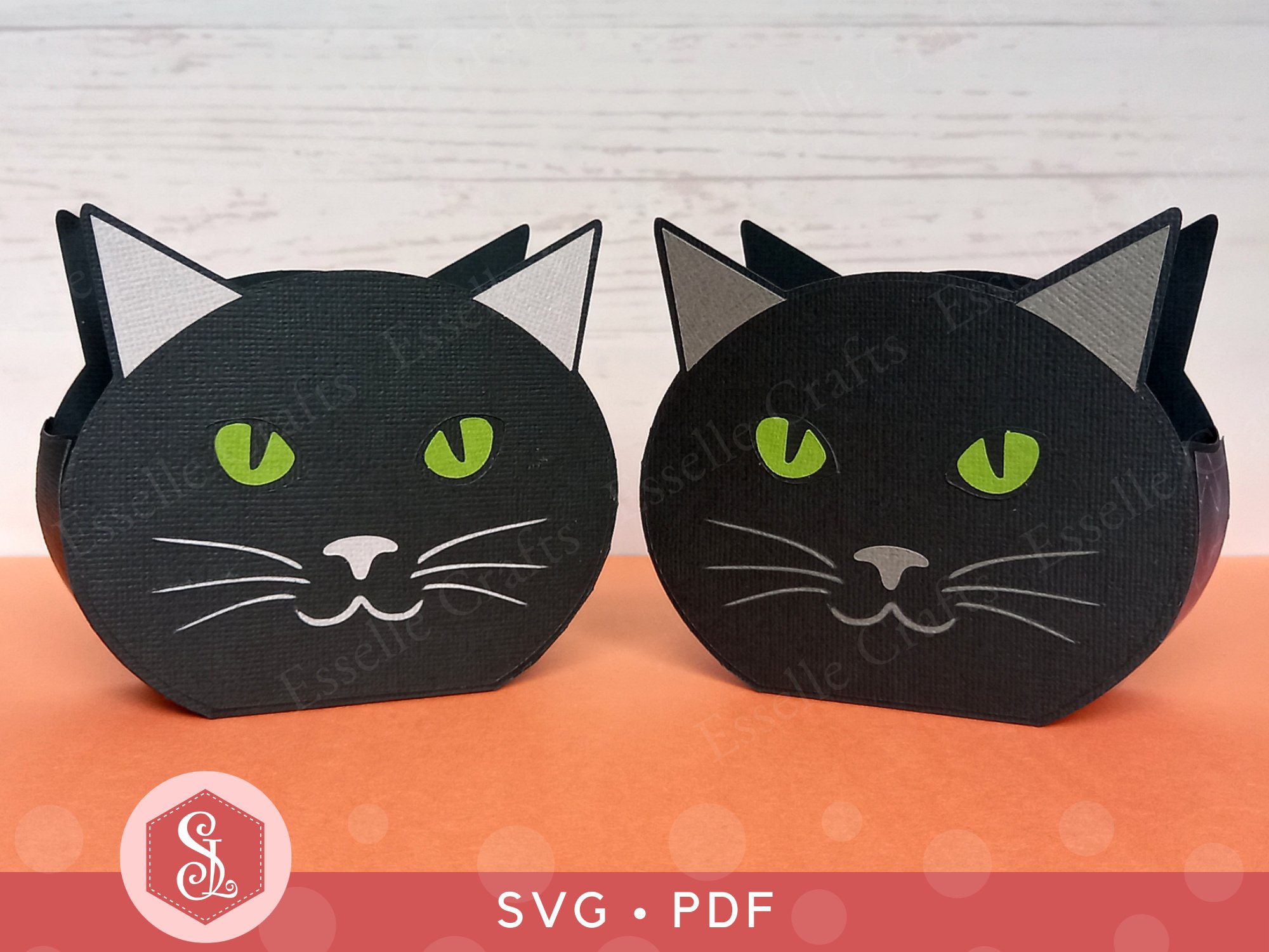 Black Cat Favour Box – Esselle Crafts