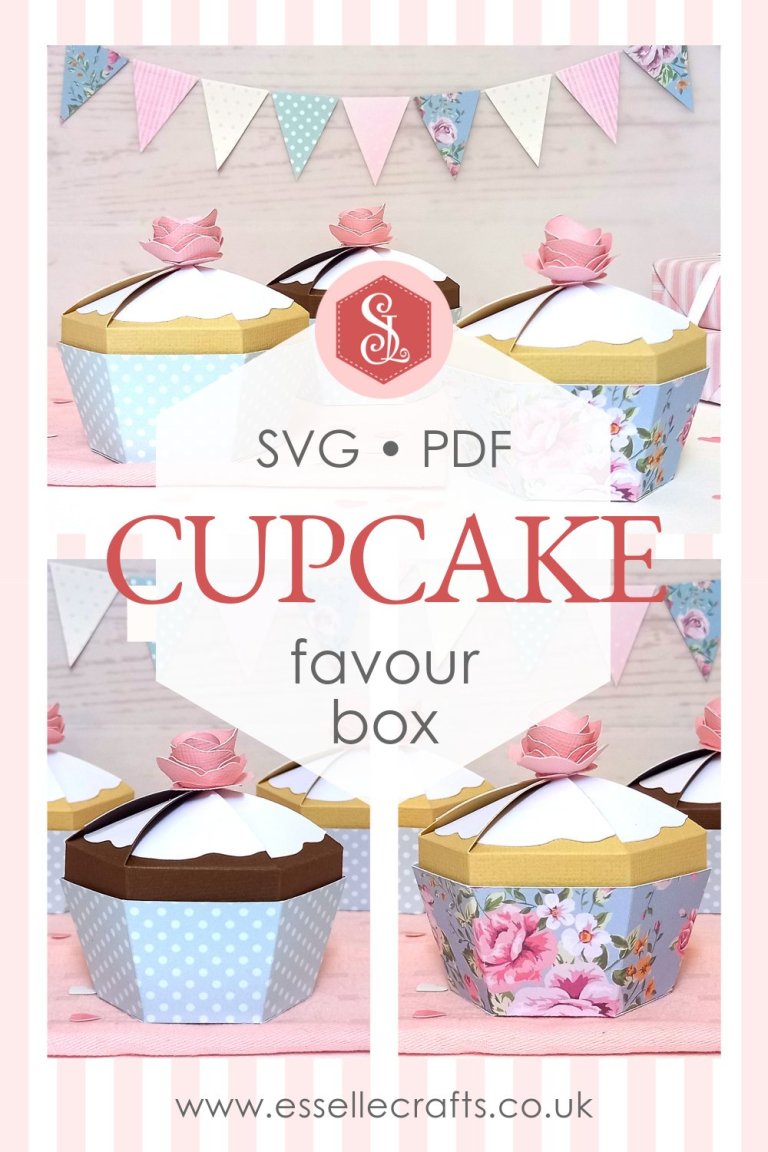 Cupcake Favour Boxes – Esselle Crafts