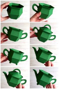 Pot of Gold / Cauldron Teapot Box – Esselle Crafts