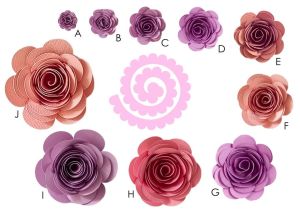 3D Rolled Paper Flowers – Esselle Crafts